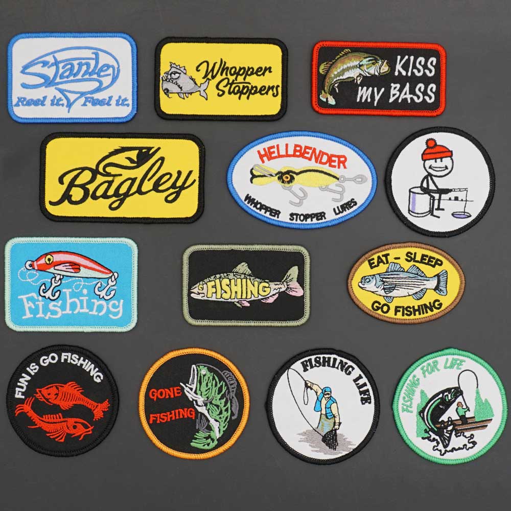 【Customized 】HELLBENDER BAGLEY Fishing Master 3D Embroidery Velcro ...