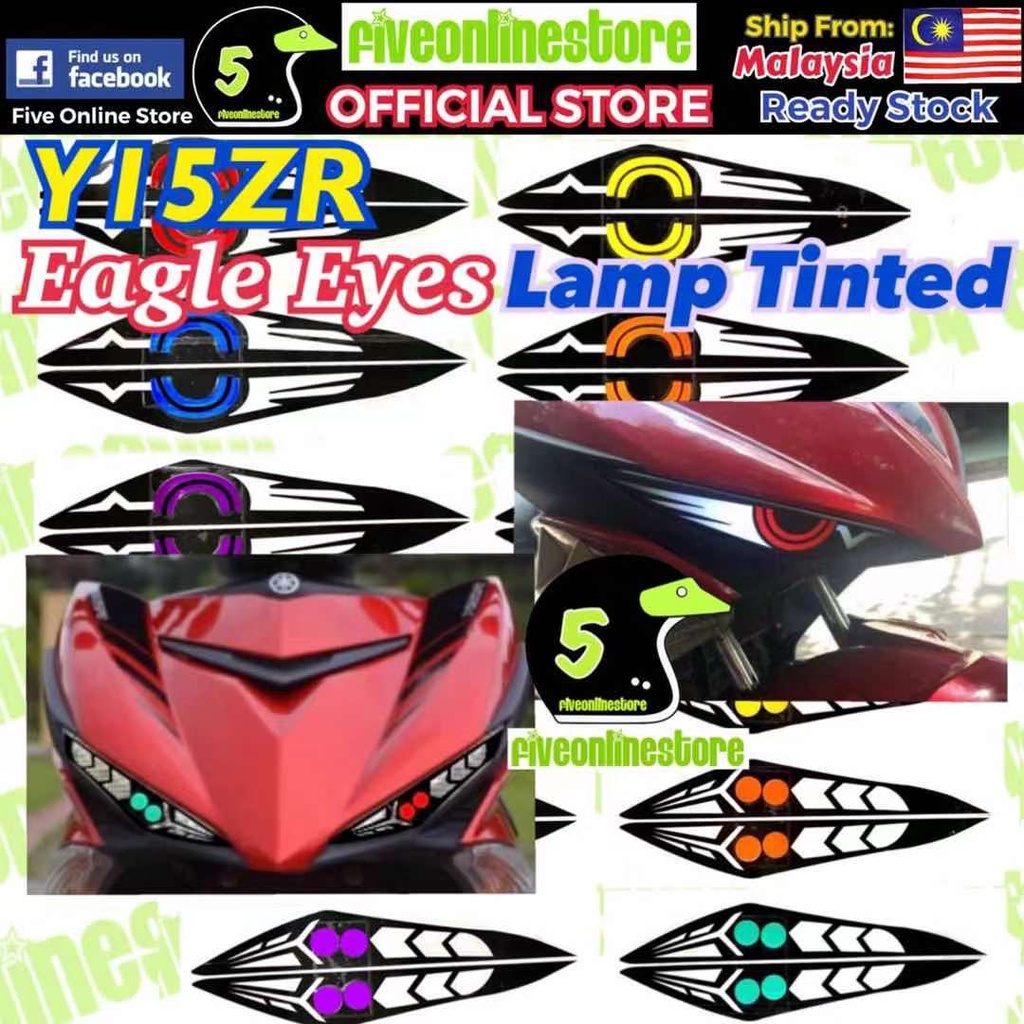 Y15ZR v1 / v2 Eagle Eyes Lamp Tinted Color Mata Lampu PNP Y15 Eye ...