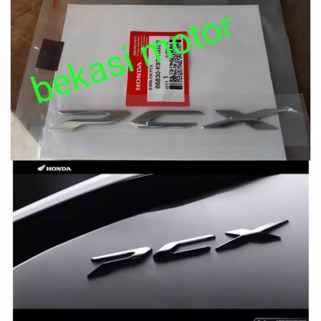 A Pair Of original honda pcx 150 emblem logo 86830-K97-T00ZB | Shopee ...