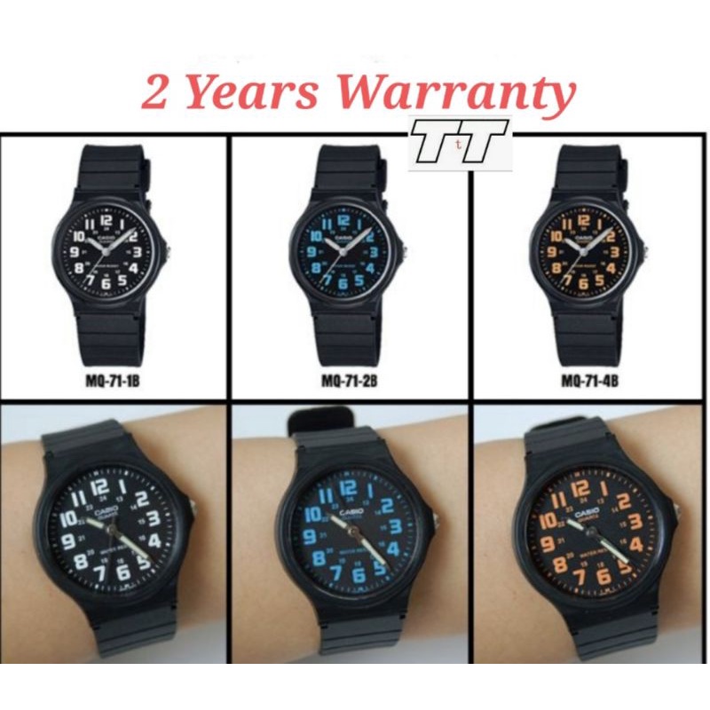 Casio Students Watches / Kids Watch MQ-71-1B MQ-71-2B MQ-71-4B [2YEARS ...