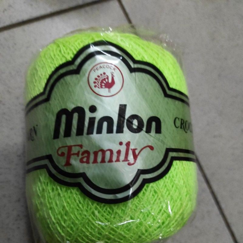 130+-g Minlon Family Crochet Thread Knitting Yarn | Shopee Malaysia