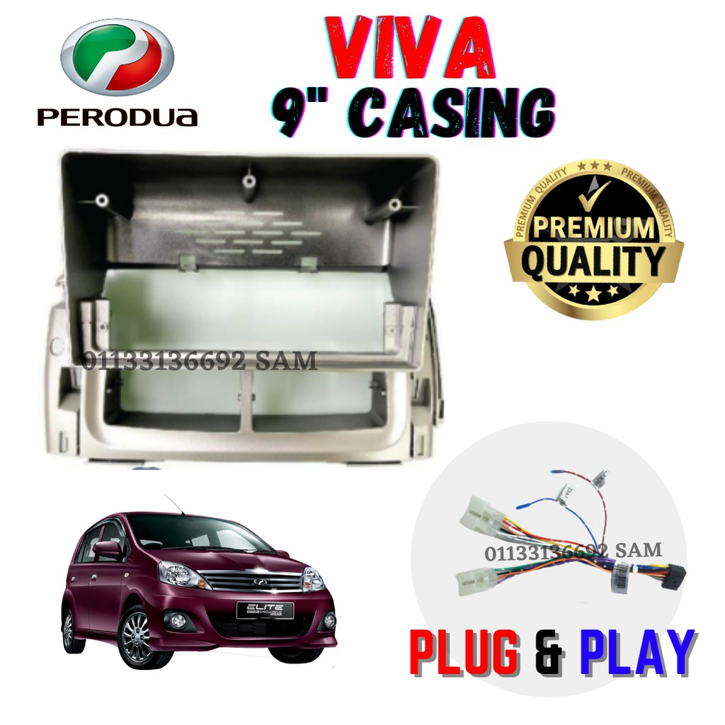 Perodua Viva 9inch Android Player Car Casing | Shopee Malaysia