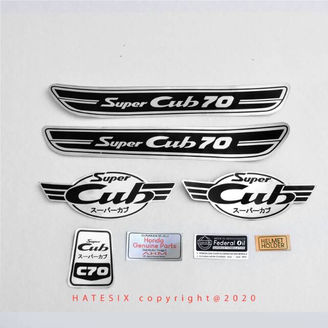Honda super cub 70 Sticker | Shopee Malaysia