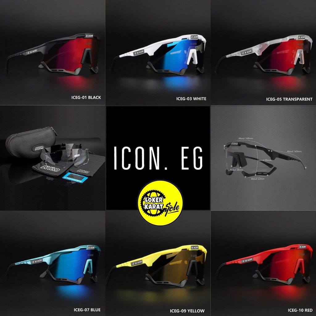 [LKC05] LOKERKARAT ICON EG Polarized UV Sports Sunglasses Goggles ...