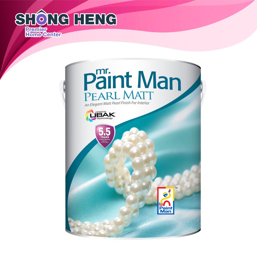 Mr. Paint Man - Pearl Matt 5L | Shopee Malaysia