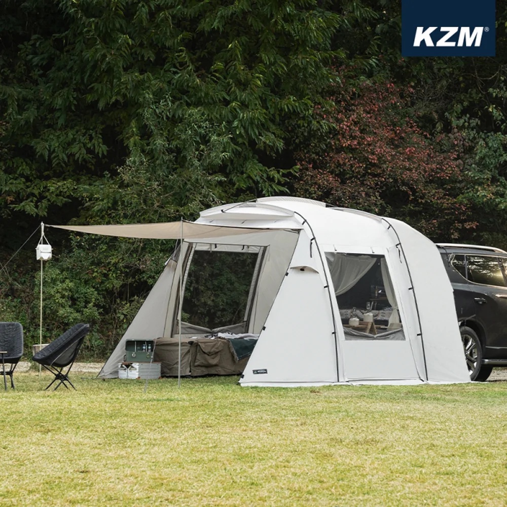 KZM Rock Field Car Camping Tent - White [Imported from Korea] | Shopee ...