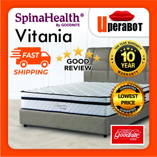 [Ship In 24hours]: Goodnite Vitania Posture Spring Mattress 11'' single ...