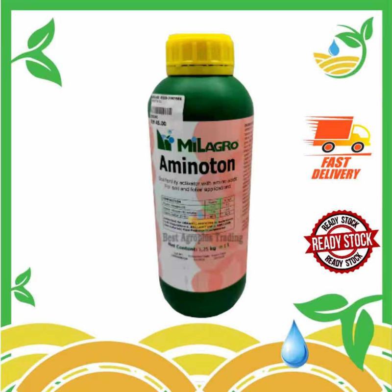 Aminoton 1l Baja Foliar Amino Acid Asid Amino Shopee Malaysia