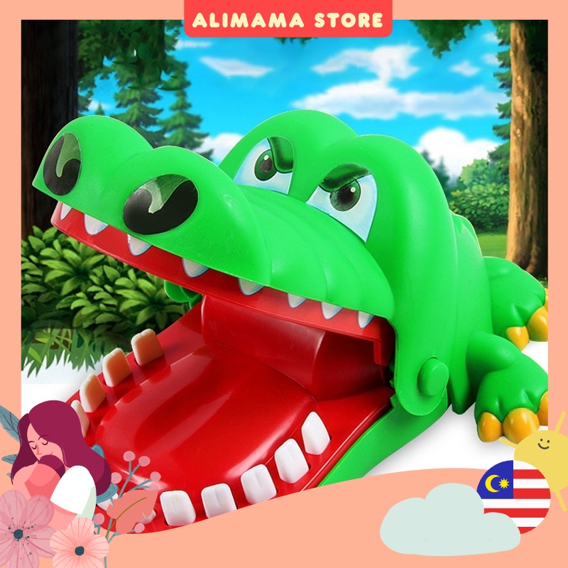 Cute Large Crocodile Snap Bite Finger Kids Children Family Group Game ...