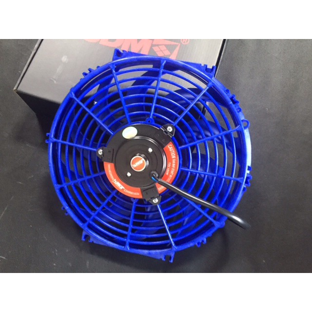 JDM ® Super High Speed radiator fan 12" 14'' RED / BLUE color 195W 225W ...