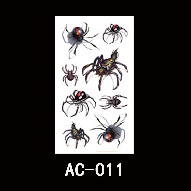 1 Sheet Halloween Tattoo Sticker Horror Realistic Stitched Wound Scar ...