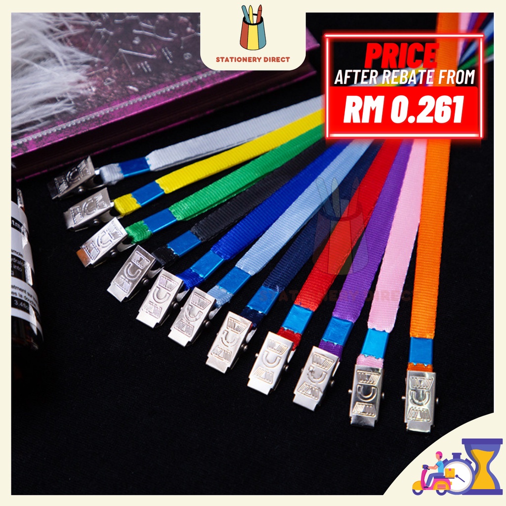 Tali Lanyard Nylon/Badge Clip String Name Tag Name Badge ID Holder ...
