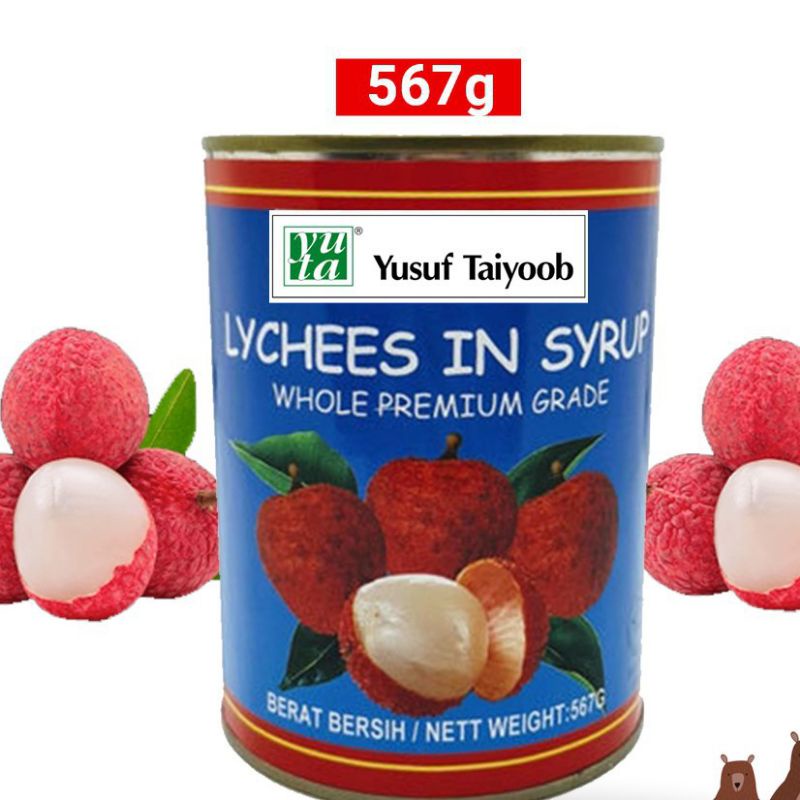 Yusuf Taiyoob Lychees In Syrup 567g Shopee Malaysia