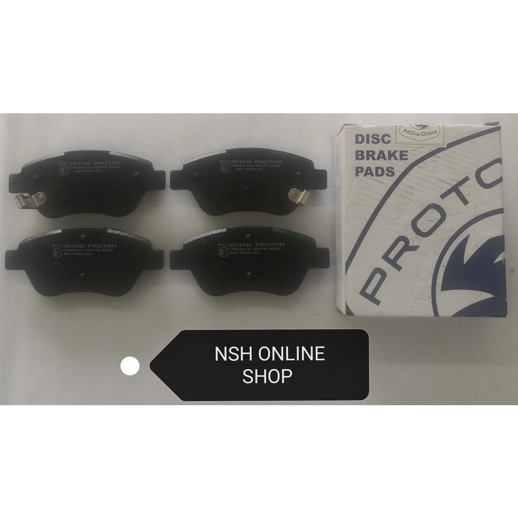Brake Pad (PROTON ORIGINAL) Front for Proton Gen-2 Persona Satria Neo 1 ...