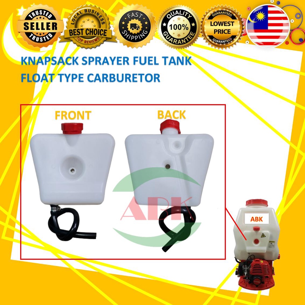 KNAPSACK SPRAYER - TU26 ENJIN PAM RACUN TANGKI MINYAK FUEL TANK 20L ...