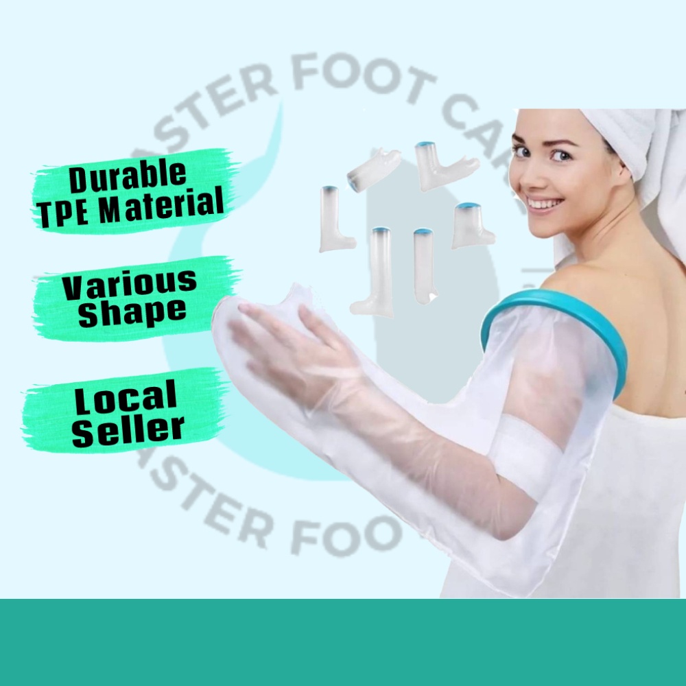 Arm Cast Cover Waterproof Reusable Leg Hand Foot Ankle Knee Cast Wound ...