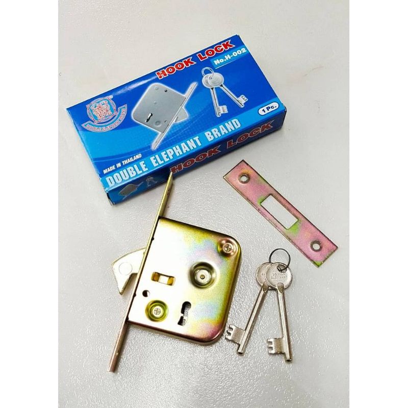 🎉READY STOCK🎉（100%ORIGINAL）DOUBLE ELEPHANT RAINBOW HOOK LOCK / STEEL ...