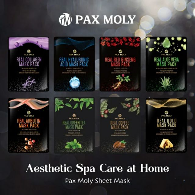 [READY STOCKS] PAX MOLY SHEET MASK (ASSORTED) | Shopee Malaysia