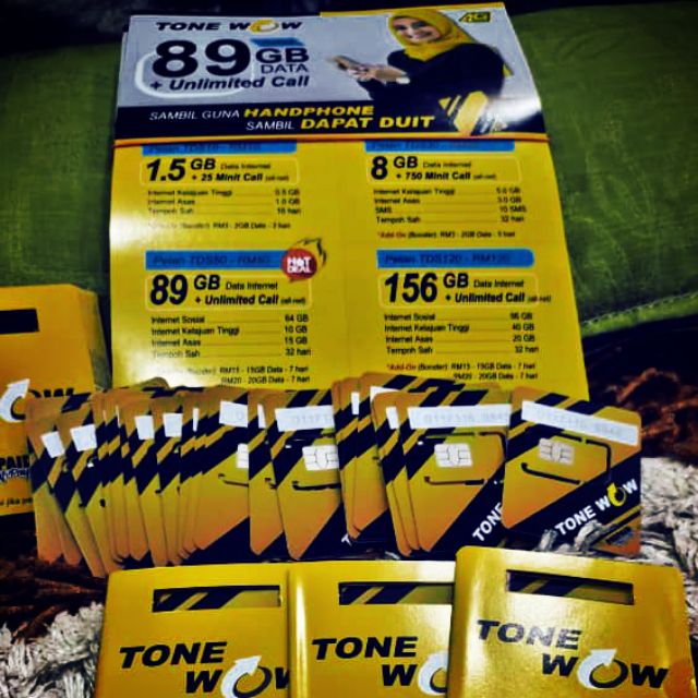 Simkad Tone Wow. Prepaid That Pays. | Shopee Malaysia