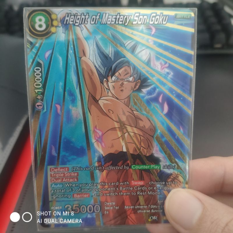 Dragon Ball Super CCG TCG I BT4-075 SR Height of Mastery Son Goku (foil) | Shopee Malaysia