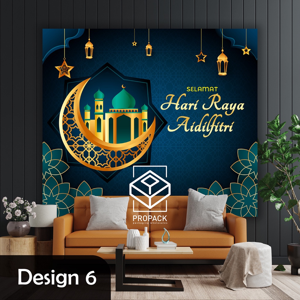 Hari Raya Family Photography Background Decoration /backdrop Hari Raya ...