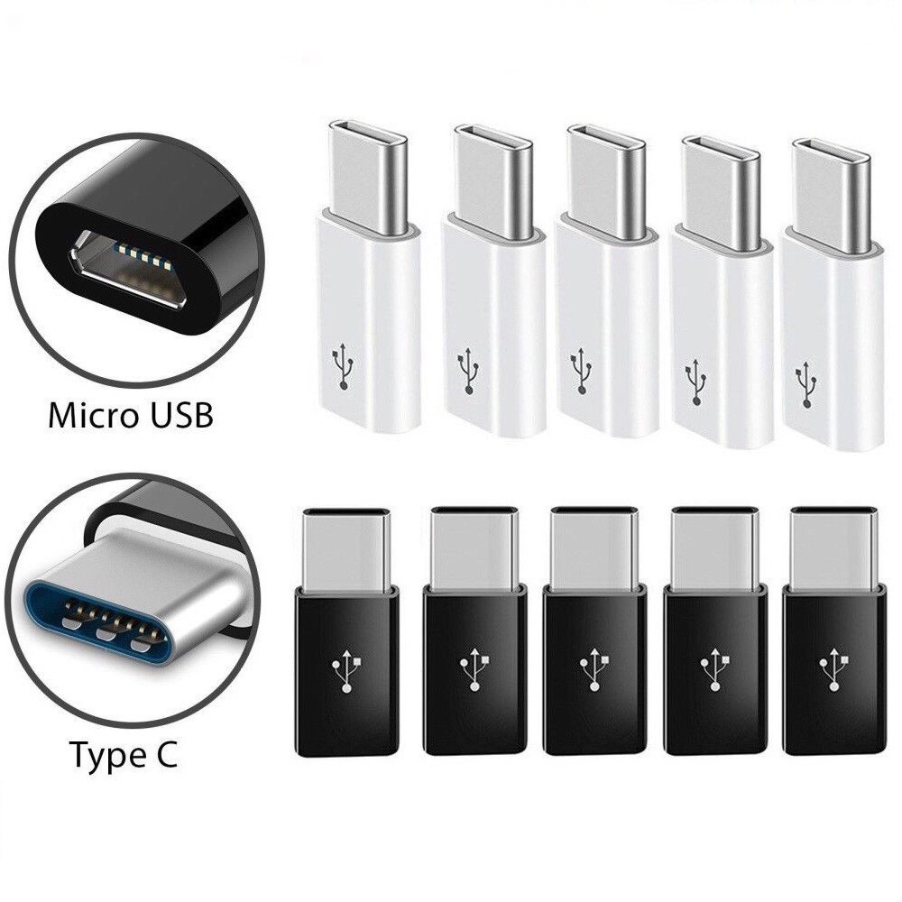 Micro USB Female To Type C / Converter Sync Data Adapter for MacBook ...