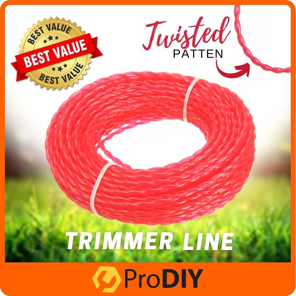1PCS TRIMMER LINE String Electric Trimmer Refill 1.6mm x 15m (Random ...