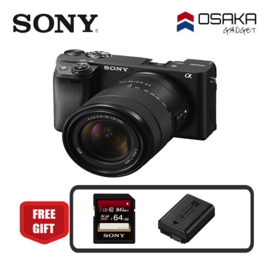 Sony Alpha a6400 Mirrorless Digital Camera with 18-135mm Lens | Shopee Malaysia