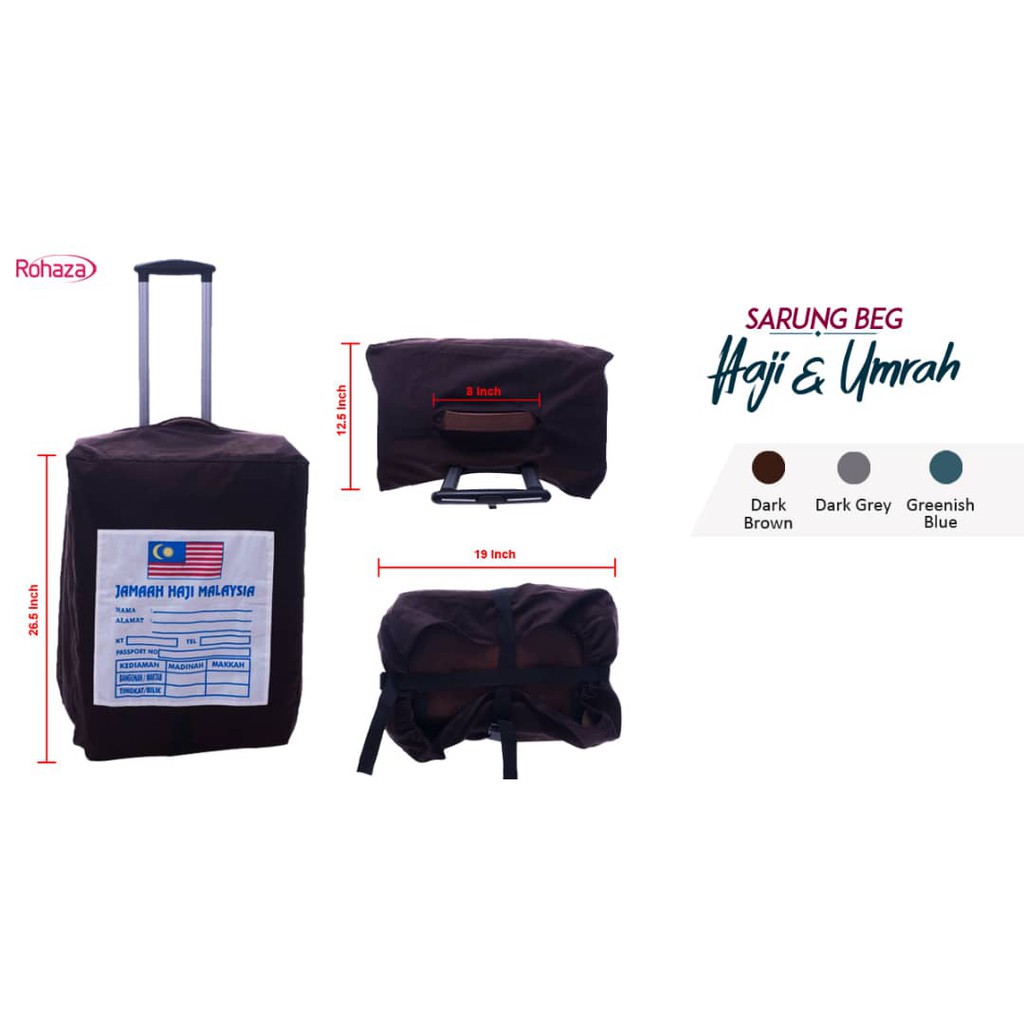 Sarung Beg Haji Umrah | Saiz Sedang 28'' | Shopee Malaysia