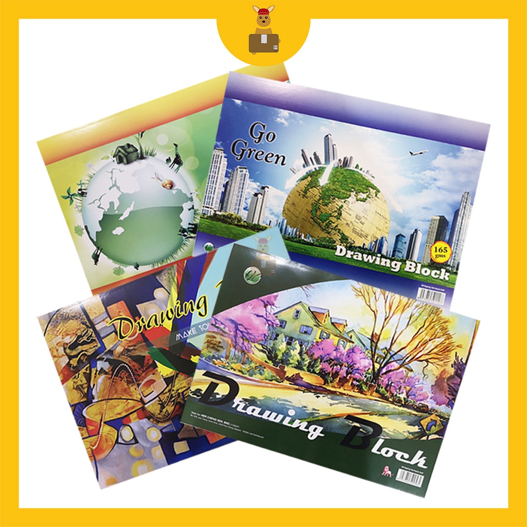 B4 Drawing Block B4 Buku Lukisan B4 Drawing Book (100gsm / 135gsm / 165 ...