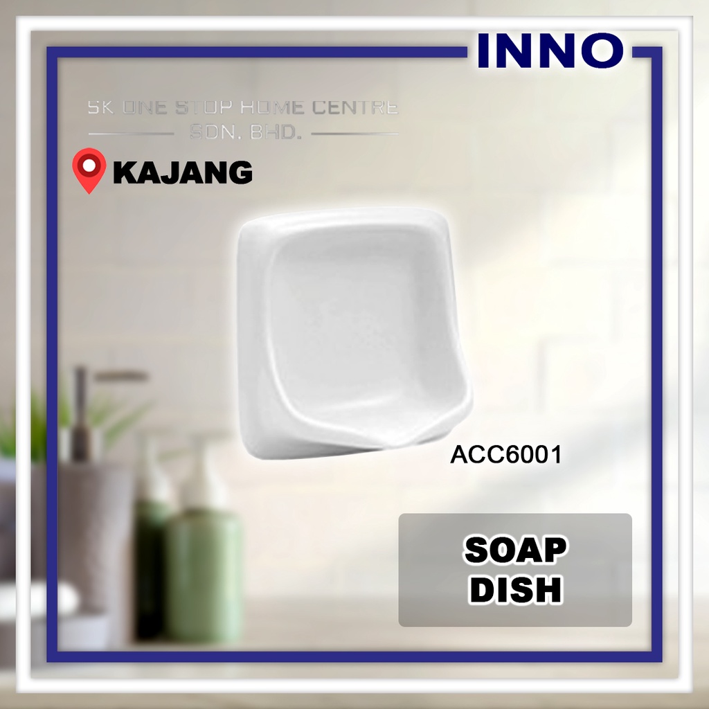 INNO ACC6001-Ceramic Semi-Recessed Soap Dish | Shopee Malaysia