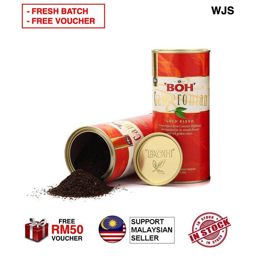 🇲🇾FREE RM50 VOUCHER🎁 MLQ BOH Cameronian Gold Blend Tea Leaves Black Tea BOH Tea Bag Boh Teh 150g ...