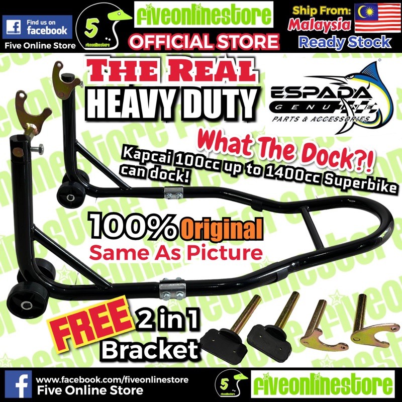 Paddock Stand Heavy Duty Espada Universal 2 in 1 Import Padock Motor ...