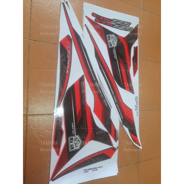Yamaha Y15 Y15zr Body Cover Stripe Sticker 2022 (ori design) hijau ...