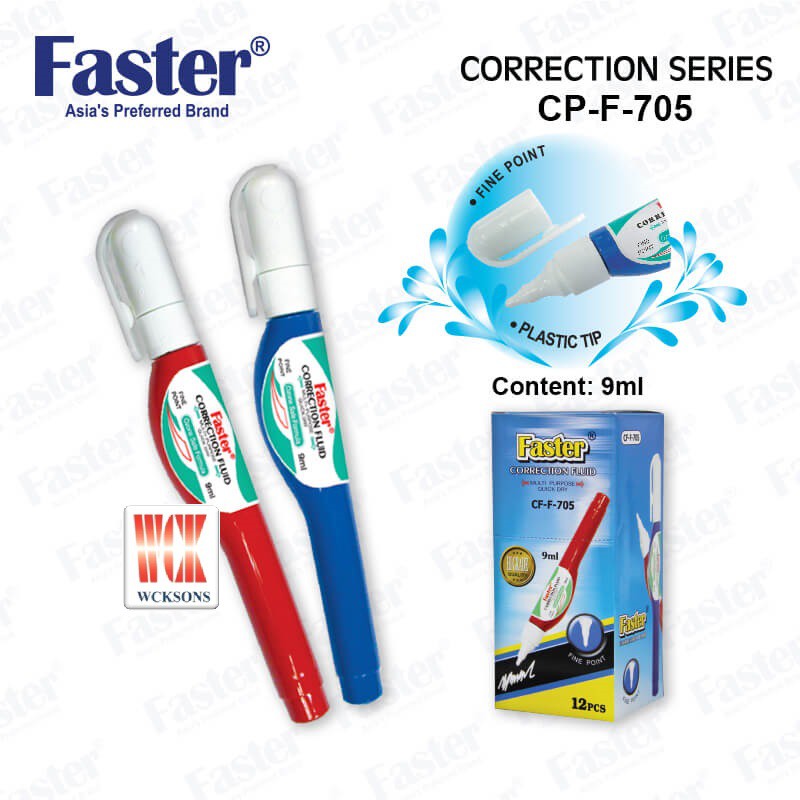 FASTER CORRECTION FLUID 9ML ( CP-F-705 ) | Shopee Malaysia