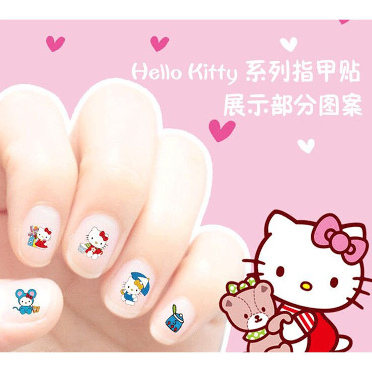 (READY STOCK) Kids Nail Sticker Pelekat Kuku Cartoon Diy Frozen Disney ...