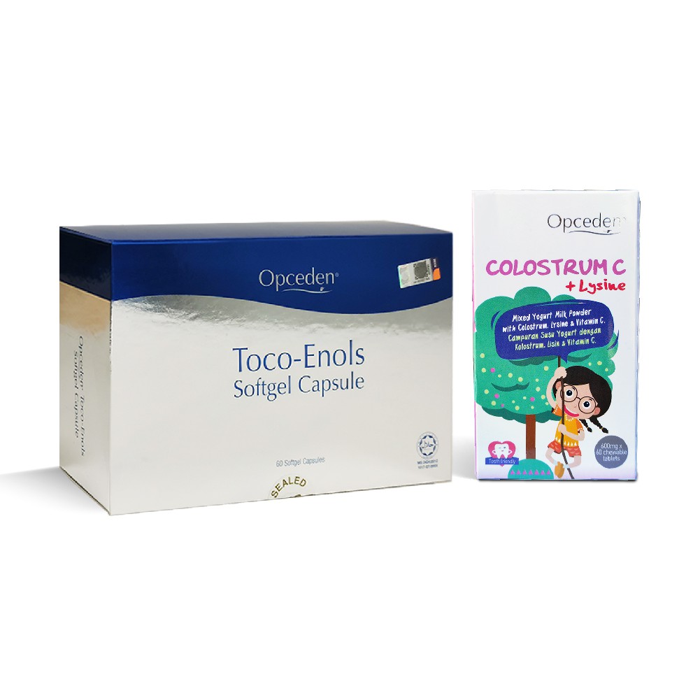 [Ready Stock] 1 Box of Opceden Toco-Enols with 60 Softgels + 1 Box of ...