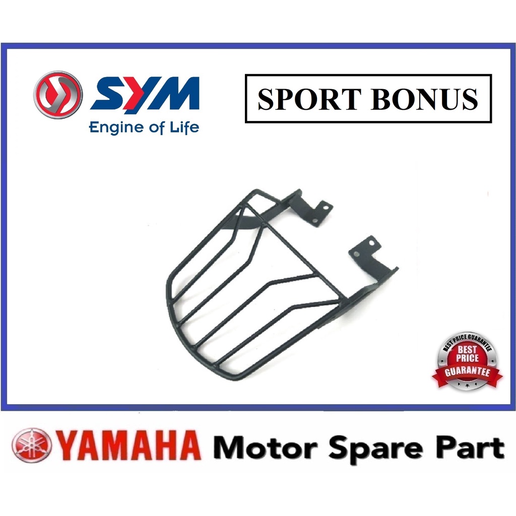 SYM SPORT BONUS BOX CARRIER ASSY BESI BELAKANG LETAK TONG SEAT L BAR L-BAR LBAR MONORACK MONO ...