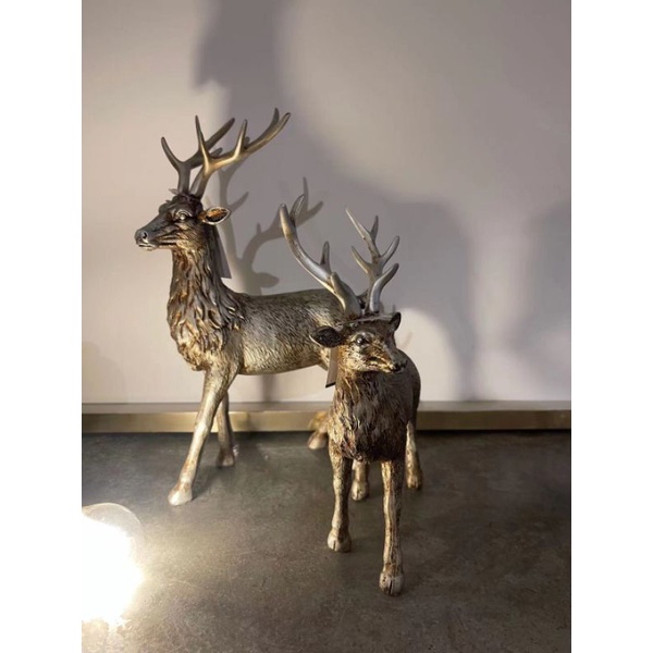 READY STOCK! Ceramic Deer Collection Ornament Decor Table Centerpiece ...