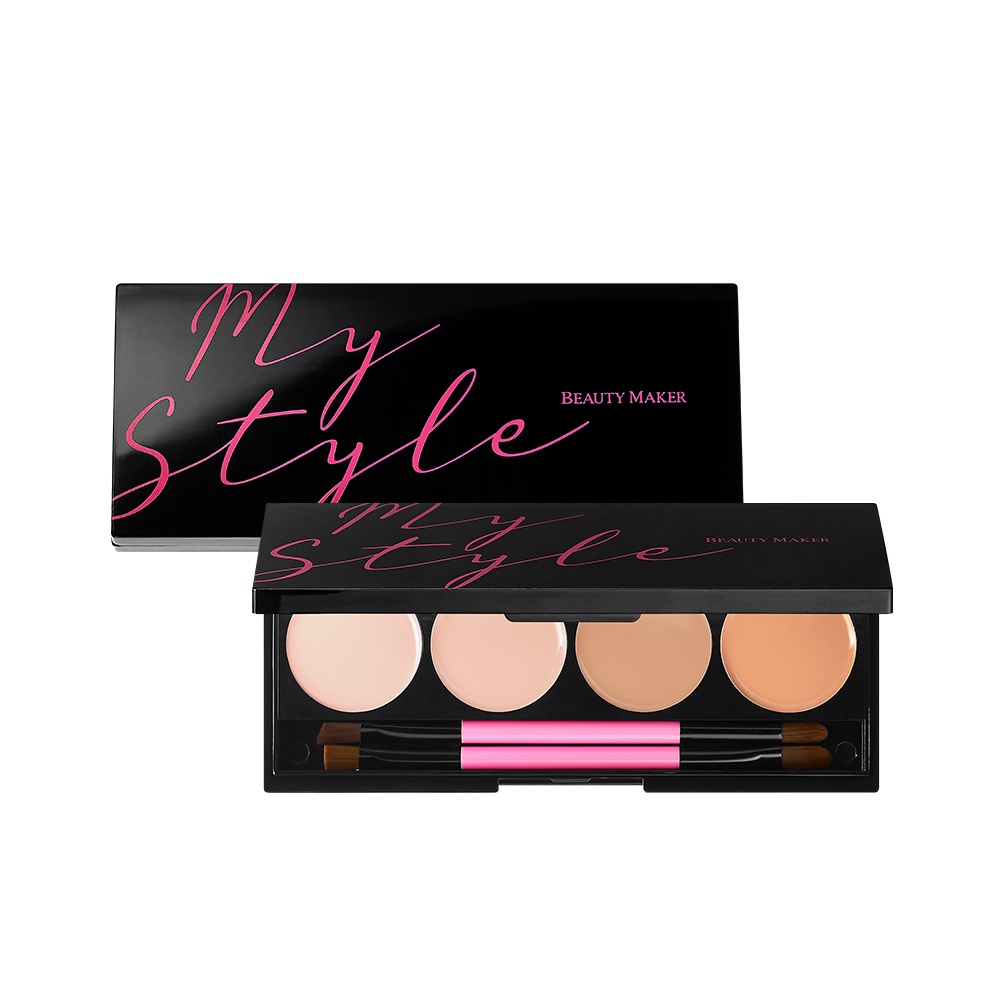 BEAUTY MAKER Full-Effect Concealer Palette 6.8g (2 In A Set Free ...