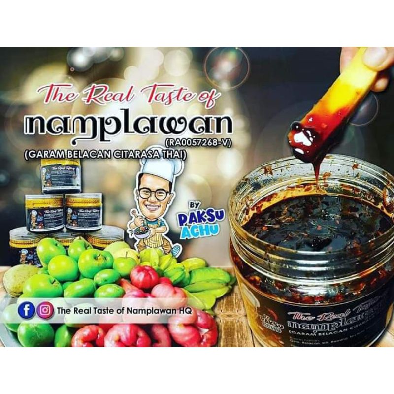 ROJAK THAI NAMPLAWAN COLEK BUAH ( paksu achu ) 500 gram | Shopee Malaysia