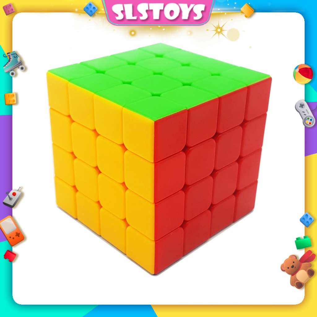 Rubic Cube Magic Rubik Cube Educational Intellect 4x4 Borderless ...