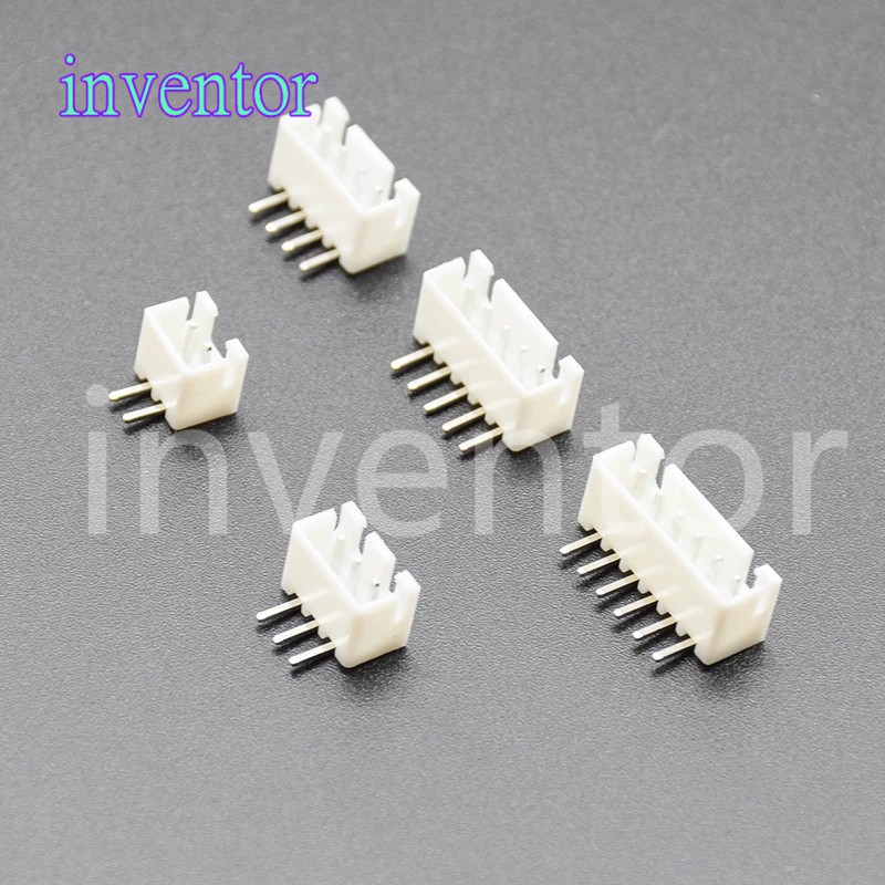 50PCS/Lot XH2.54 Right Angle Pin Header Connector 2P 3P 4P 5P 6P 2.54mm ...
