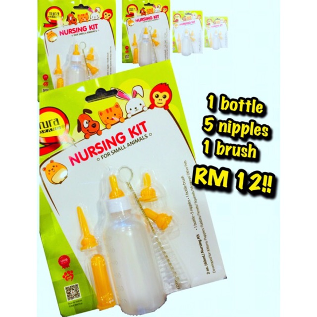 NURSING KIT/BOTOL SUSU KUCING 60ML | Shopee Malaysia