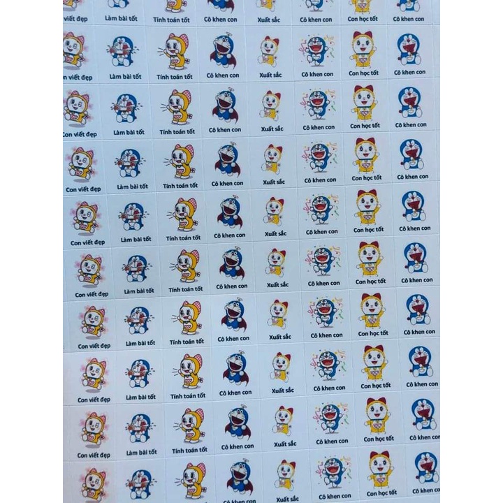 Vietnamese compliment stickers (Doraemon Men and Women - Various ...