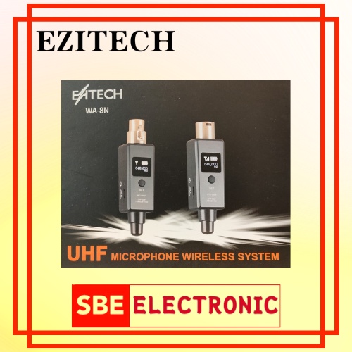EZITECH Rechargeable Wireless XLR Transmitter & Receiver WA8N | Shopee Malaysia