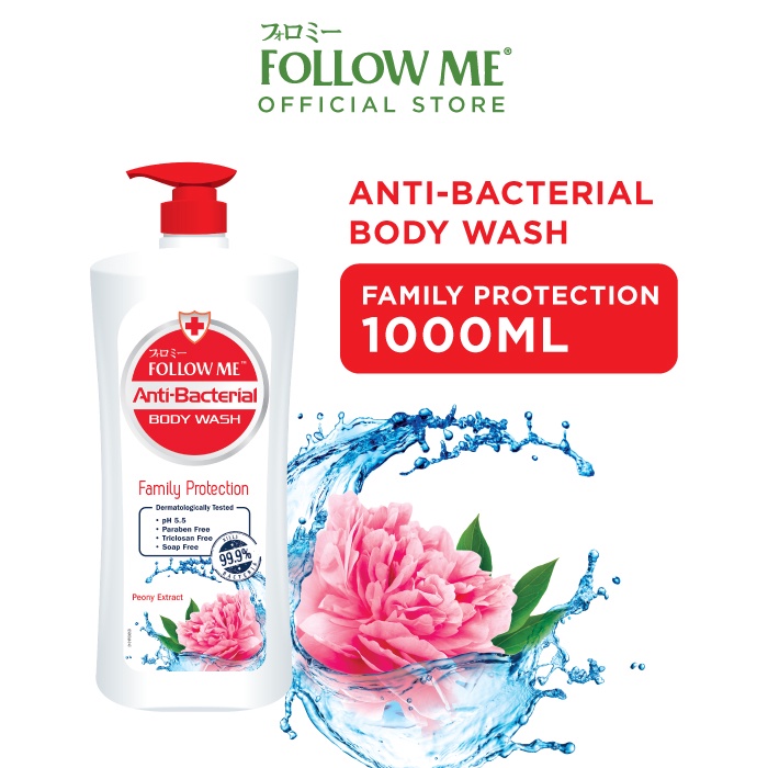 Follow Me Anti-Bacterial Body Wash 1,000ml (Family Protection) | Shopee ...