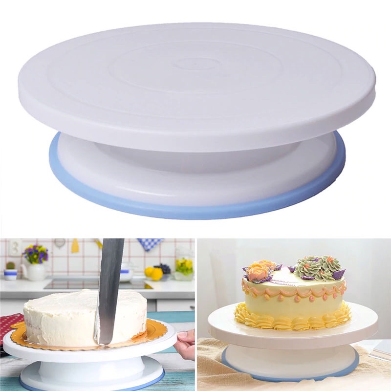 🔥Ready Stock 🔥 Cake Making Turntable Rotating Decorating Platform Stand ...