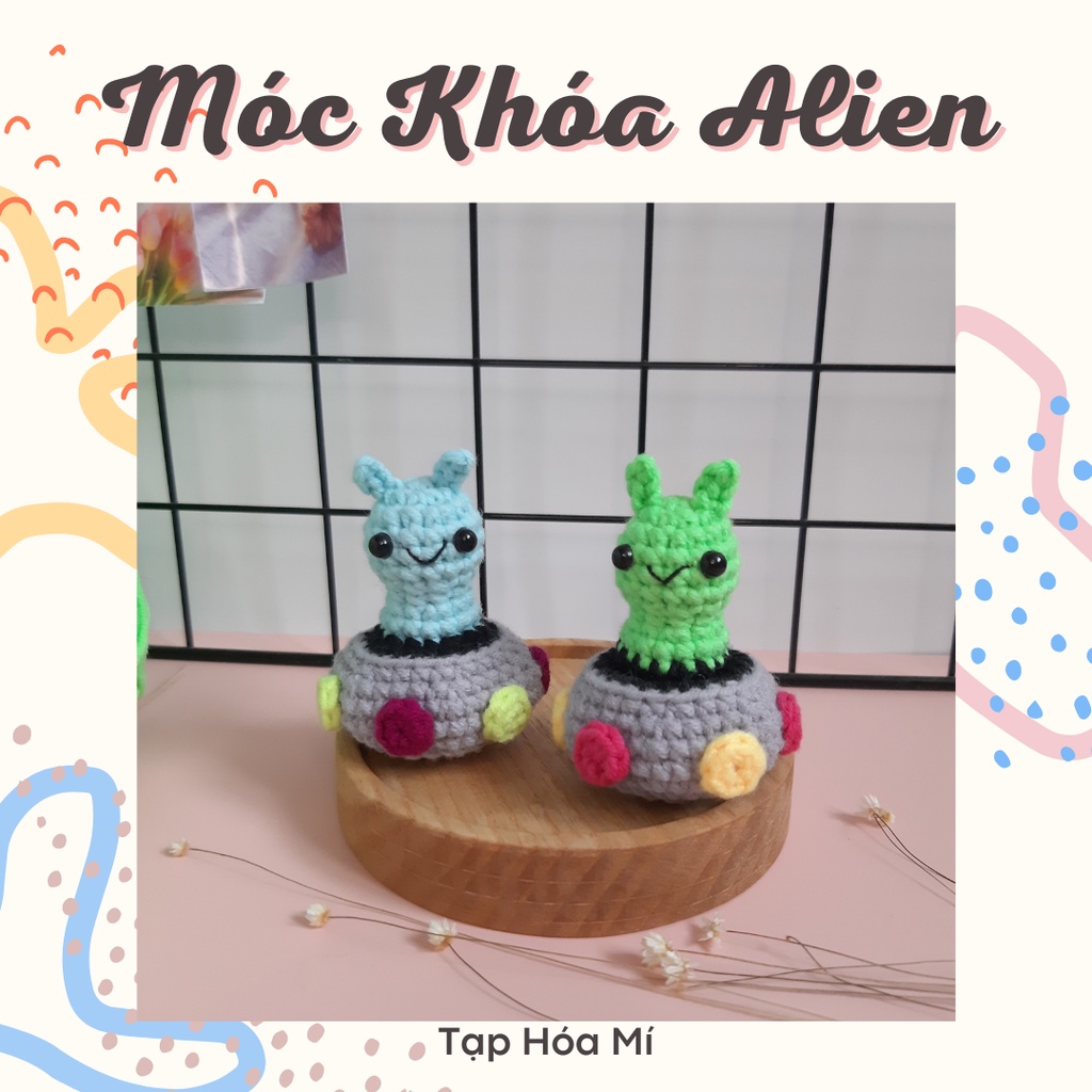Alien Key Chain - HANDMADE Woolen ALIEN Spacecraft | Shopee Malaysia