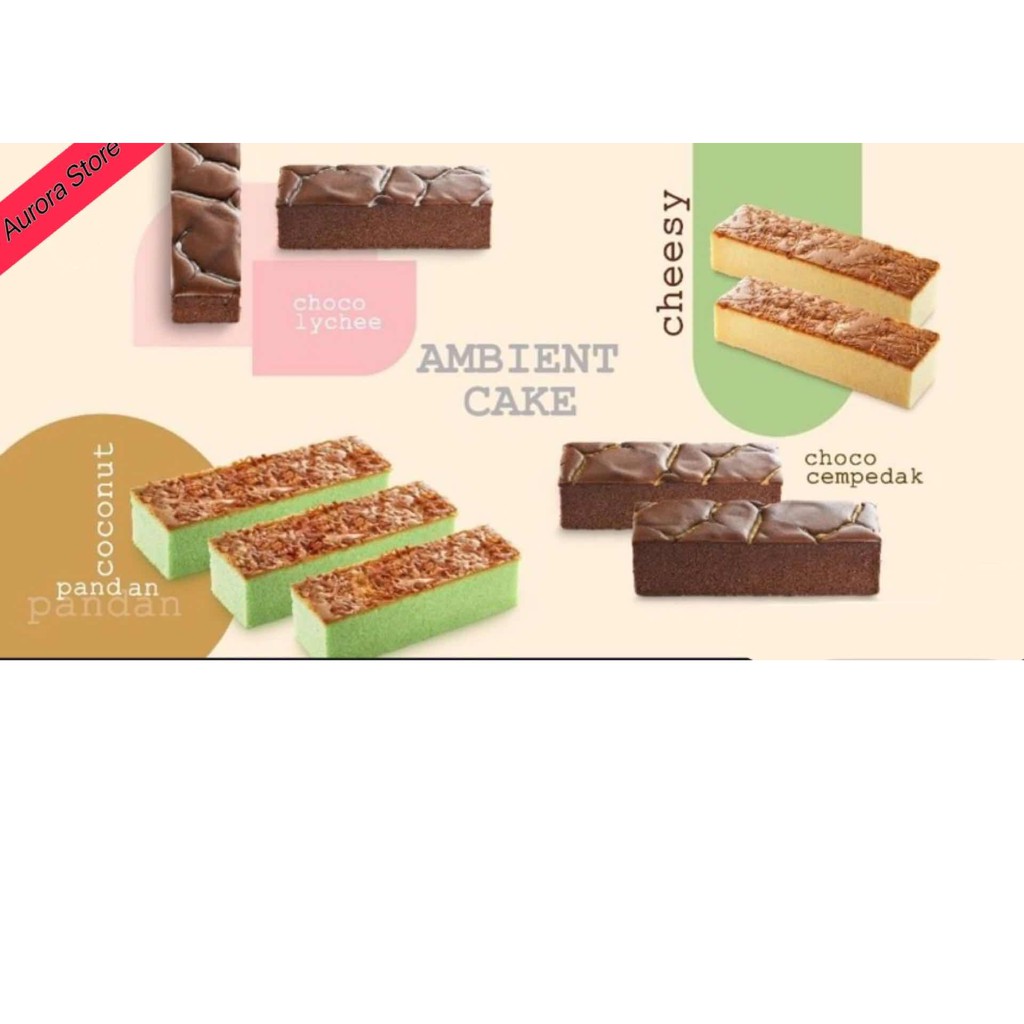 🔥Halal🔥Ready Stock Hot Sales Ambient Cake 🎉 Six Flavor 🎉 6种口味 | Shopee ...